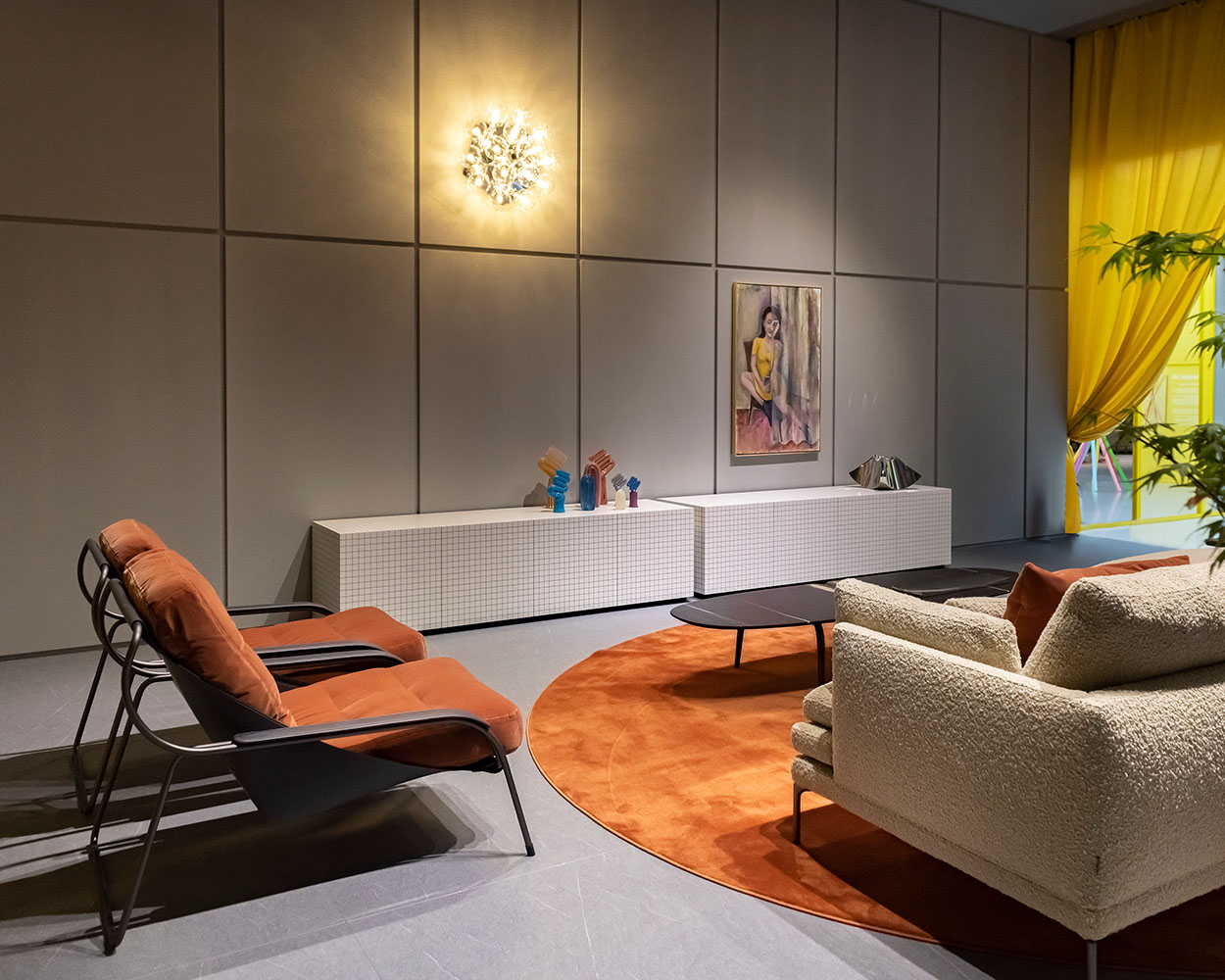 Zanotta adds storage elements and a mirror to the Quaderna collection by Superstudio ...