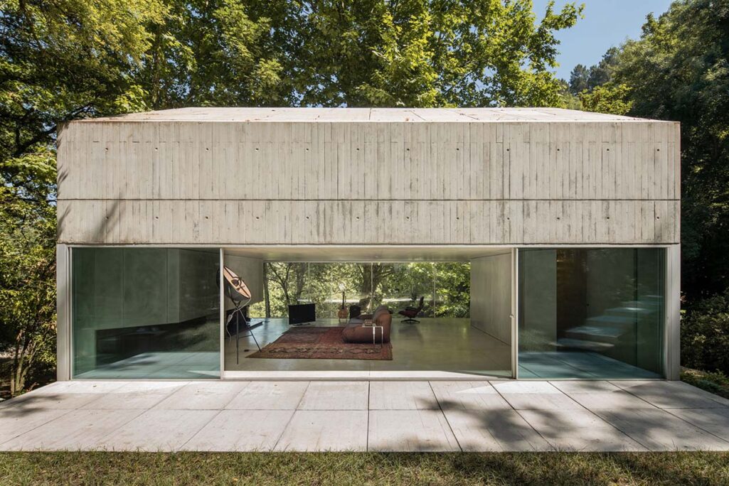 Carvalho Araújo designs Casa na Caniçada on woodland in Viera do Minho ...