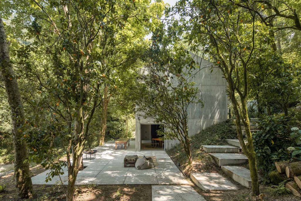 Carvalho Araújo designs Casa na Caniçada on woodland in Viera do Minho ...