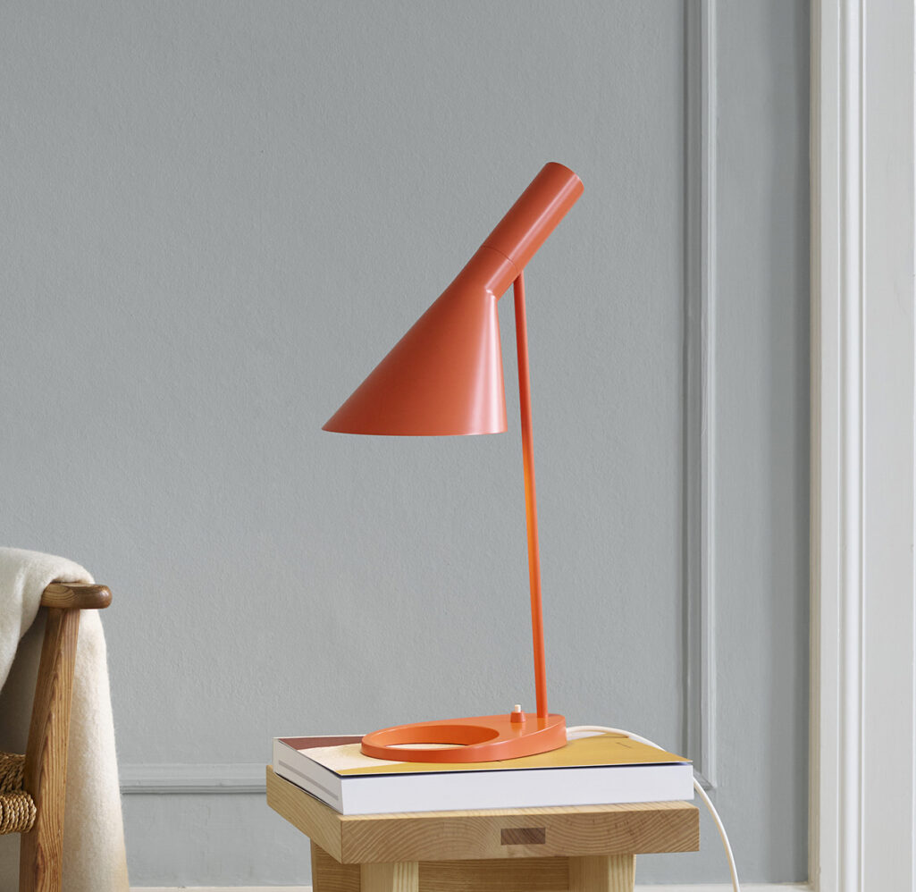 Louis Poulsen AJ lamp series by Arne Jacobsen in pastel shades ...
