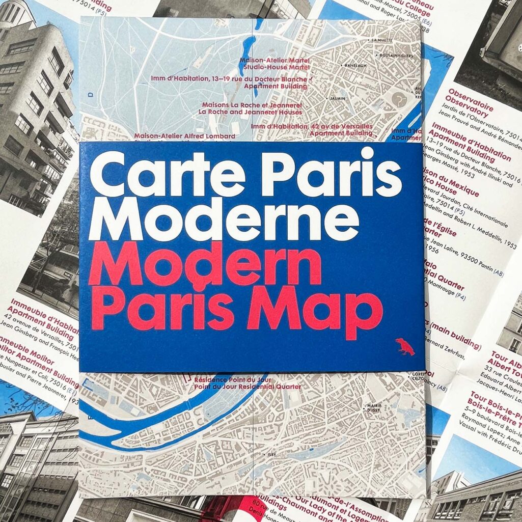 Modern Paris Map by Robin Wilson and Nigel Green for Blue Crow Media ...