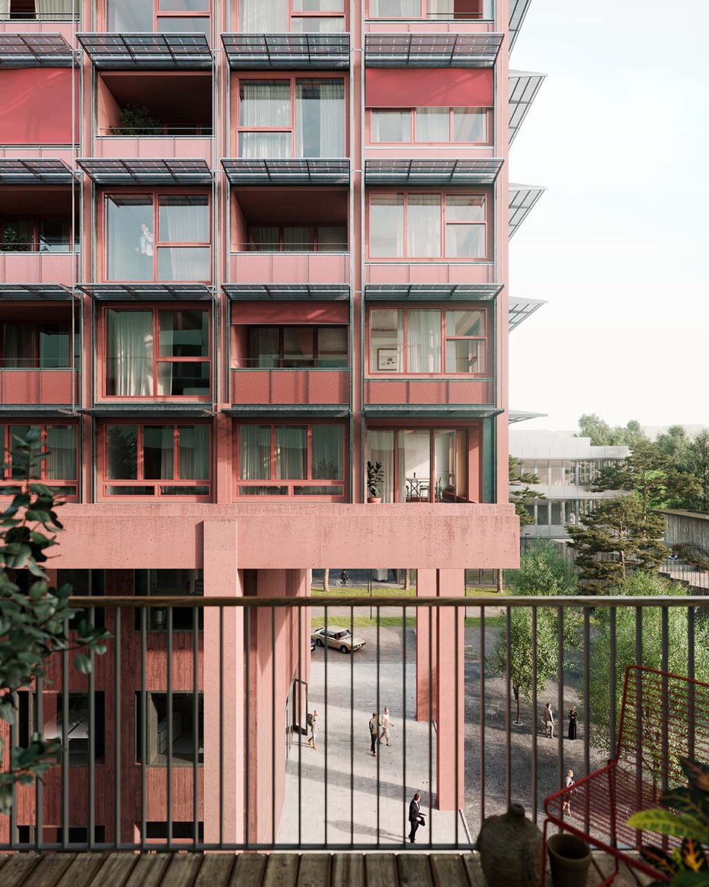 High-rise H1 building in Zurich by Bolthauser Architekten ...