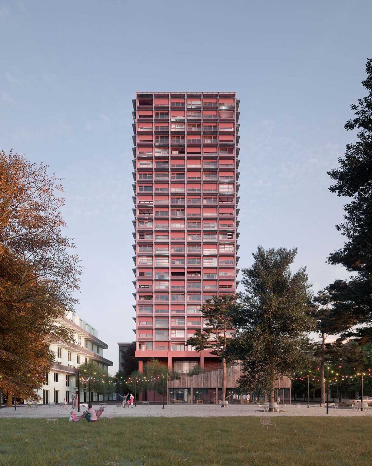 High-rise H1 building in Zurich by Bolthauser Architekten ...