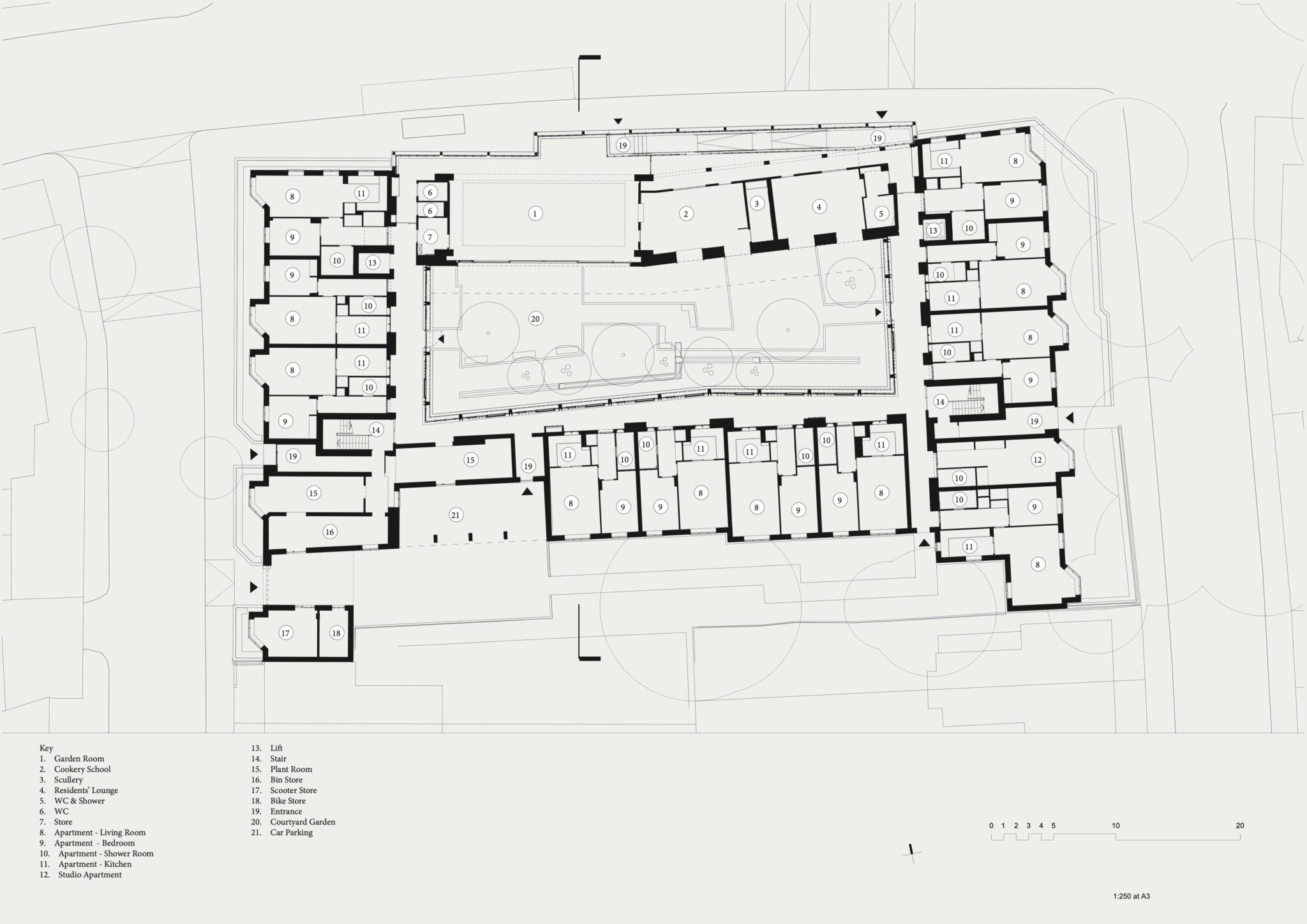 Almshouse in London by Witherford Watson Mann Architects | Contemporary ...