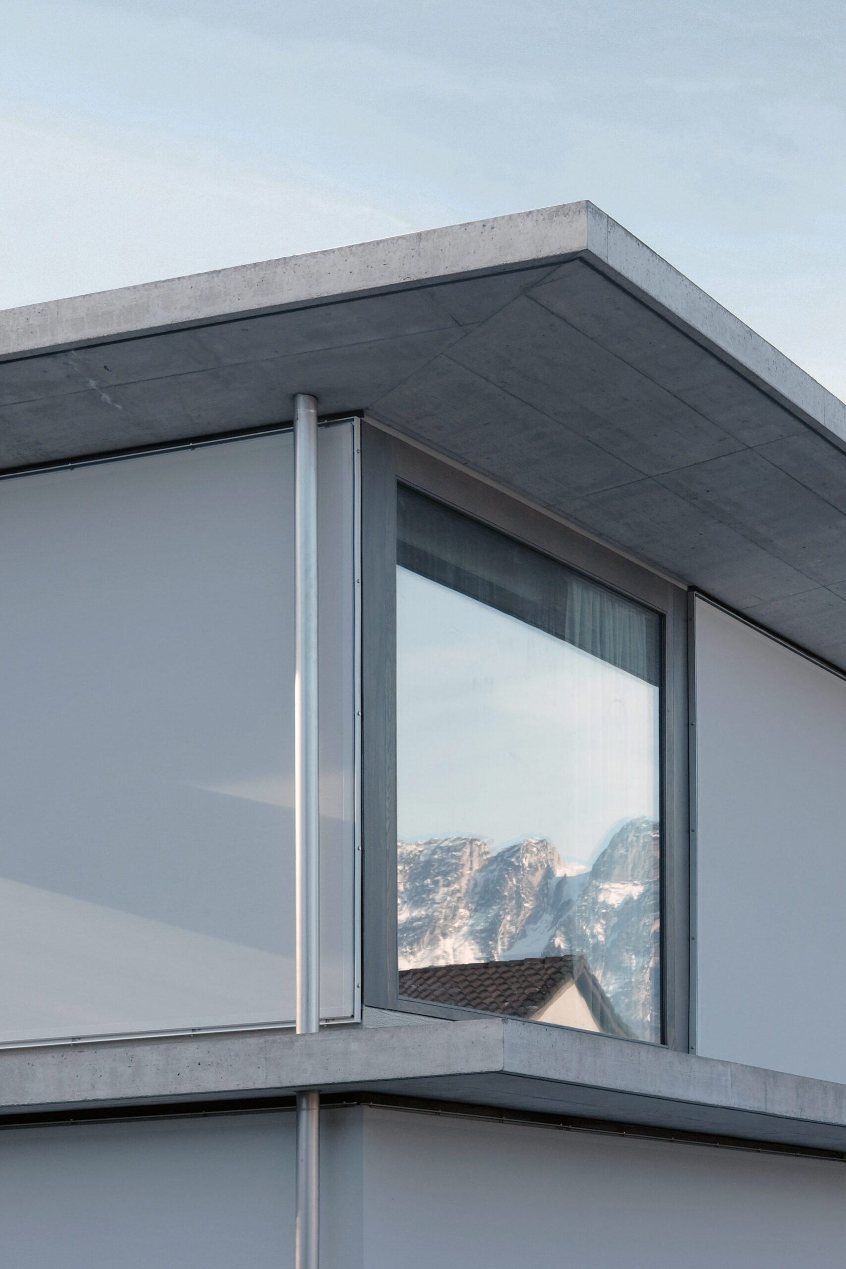 'House with a Curtain' in Grabs, Switzerland by Allen + Crippa ...